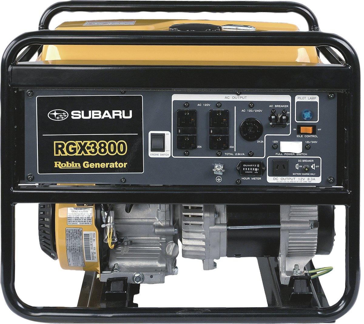 RGX3000 and RGX3800 Generators From: Subaru Industrial Power Products ...