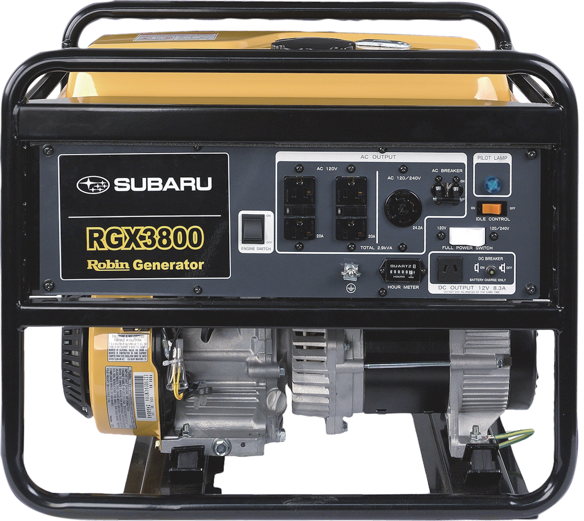 RGX3000 and RGX3800 Generators From: Subaru Industrial Power Products ...