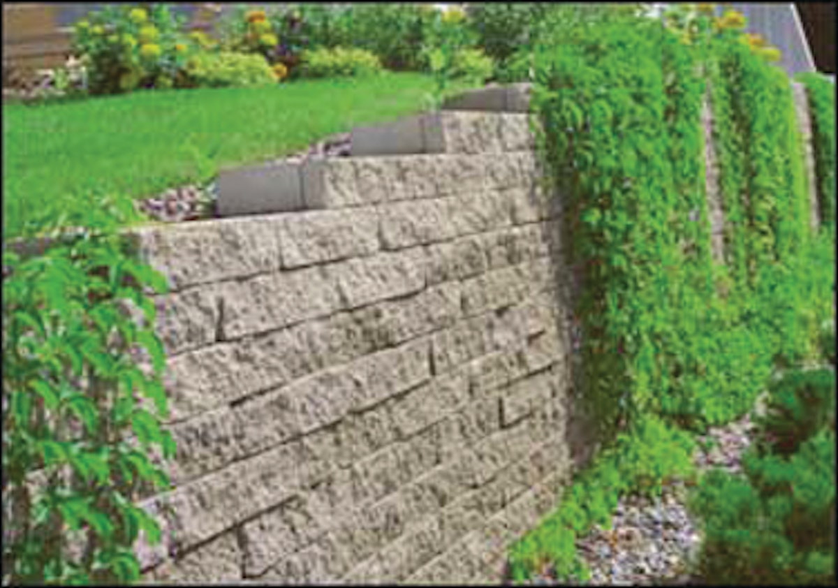 Mini Unit/ Cap Unit From: Keystone Retaining Wall Systems LLC | Green ...