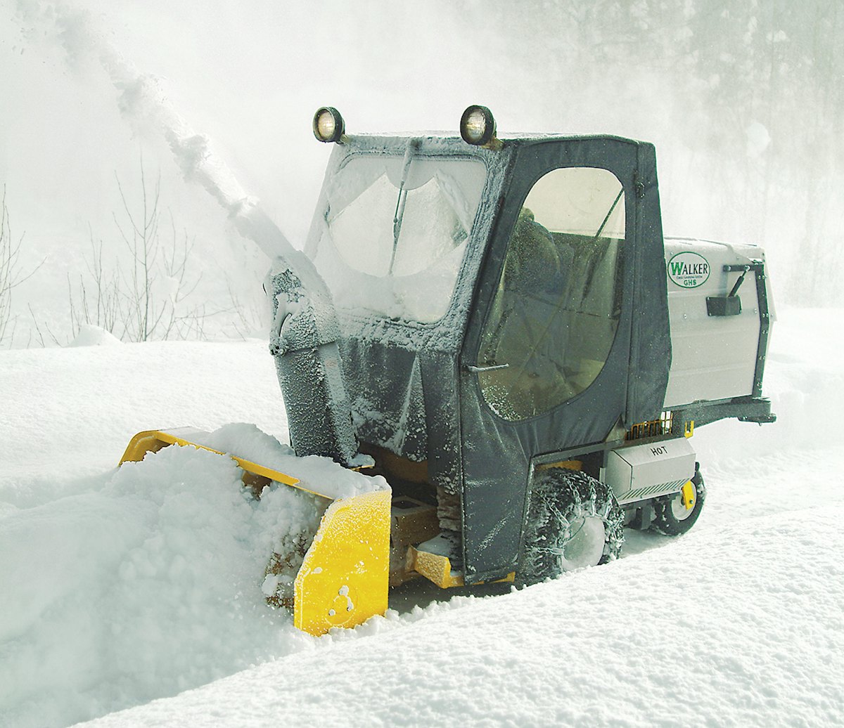 Two-Stage 42" Snowblower From: Walker Manufacturing Company | Green ...