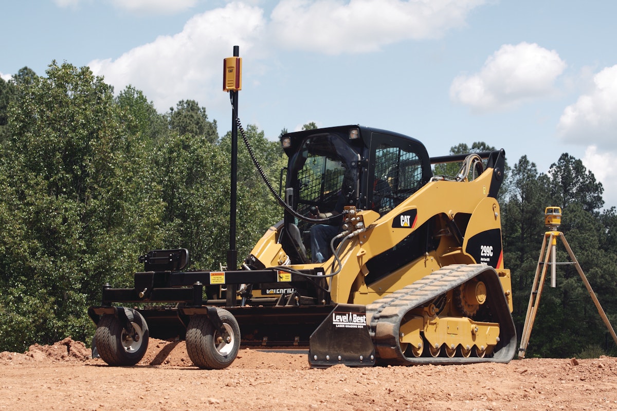 Laser-Based AccuGrade Grading System From: Caterpillar Inc. | Green ...