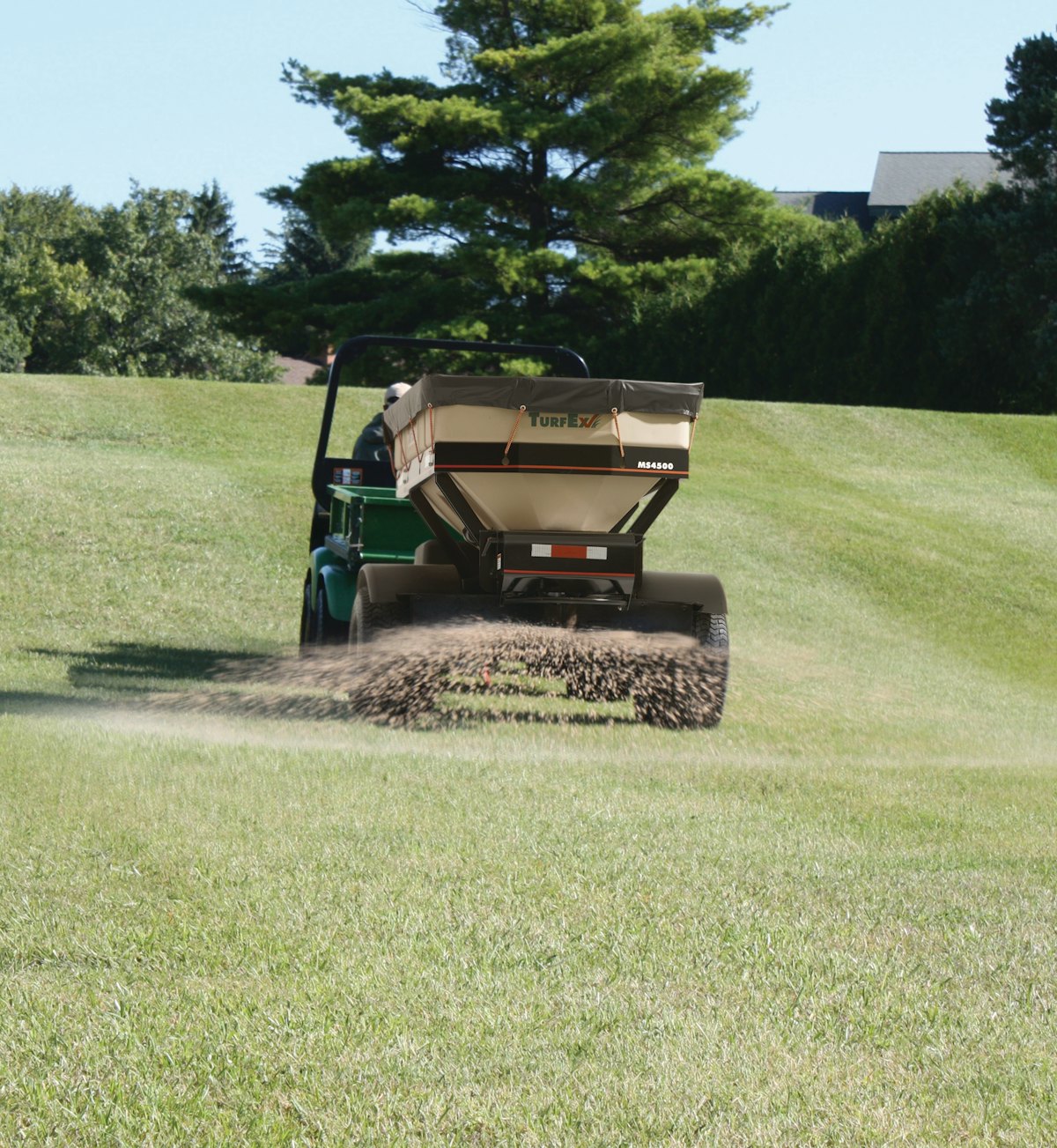 TurfEx MS4500 Electric-Powered Topdresser From: TrynEx International ...