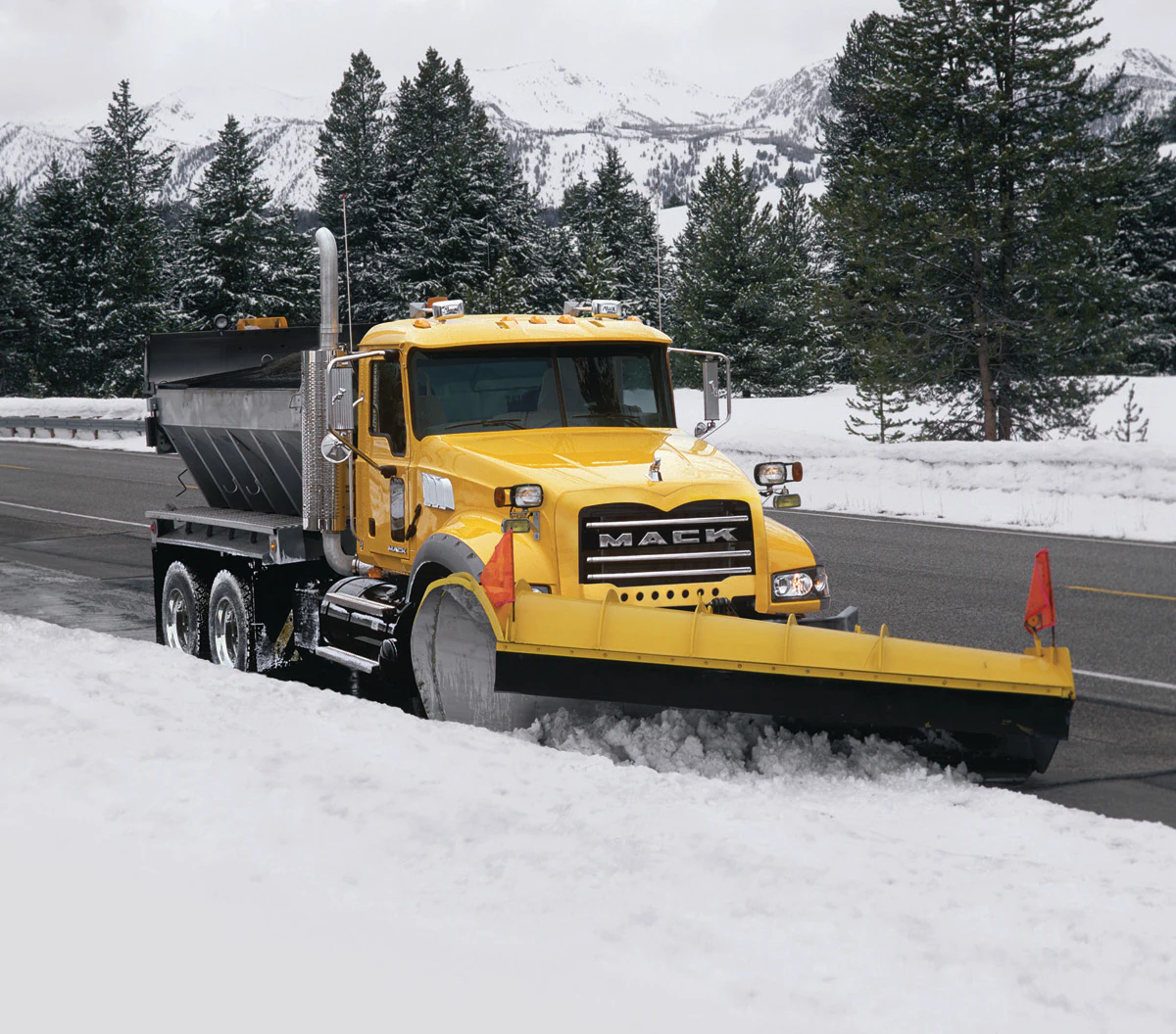 Granite Snowplow Truck From: Mack Trucks | Green Industry Pros