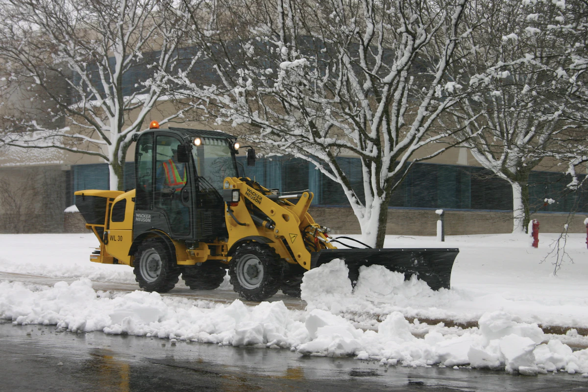 Snow Plowing with Skid Steers Wheel Loaders ATV | Green Industry Pros