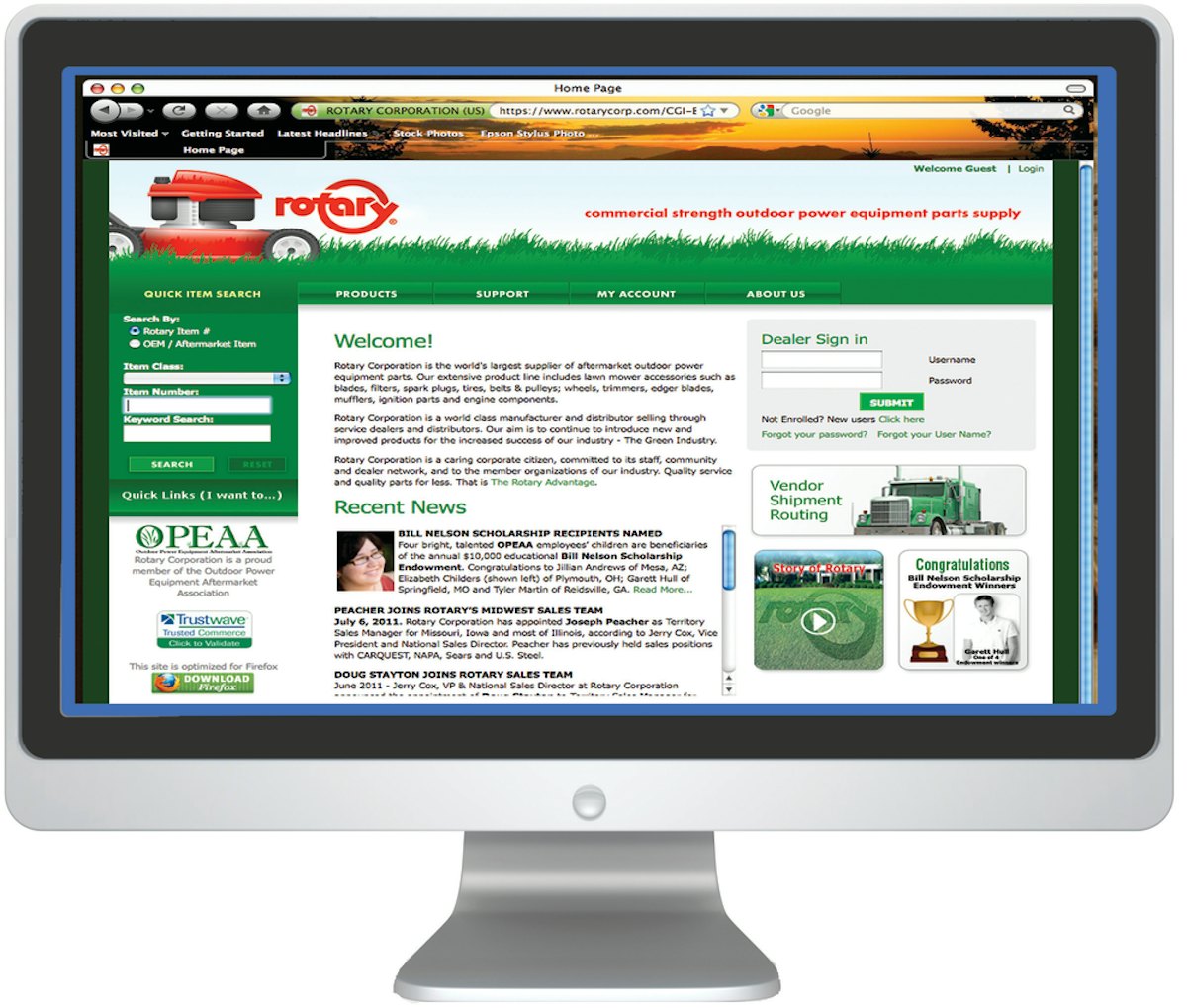 Rotary Unveils Redesigned Website | Green Industry Pros