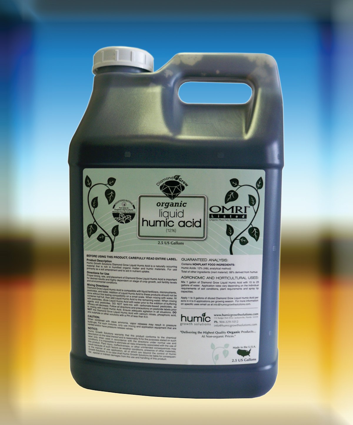 Diamond-Grow Certified Organic Humic Acid From: Humic Growth Solutions ...