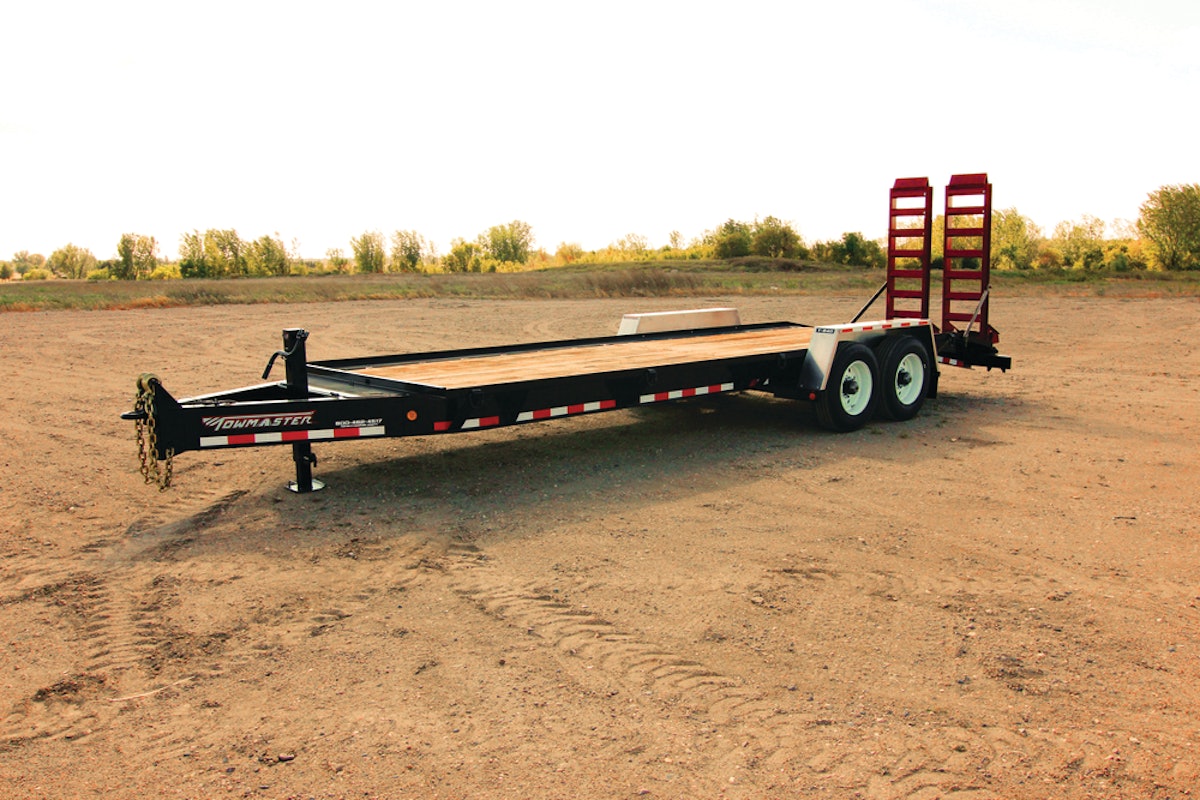 T-24D Drop-Deck Trailer From: Towmaster Inc. | Green Industry Pros