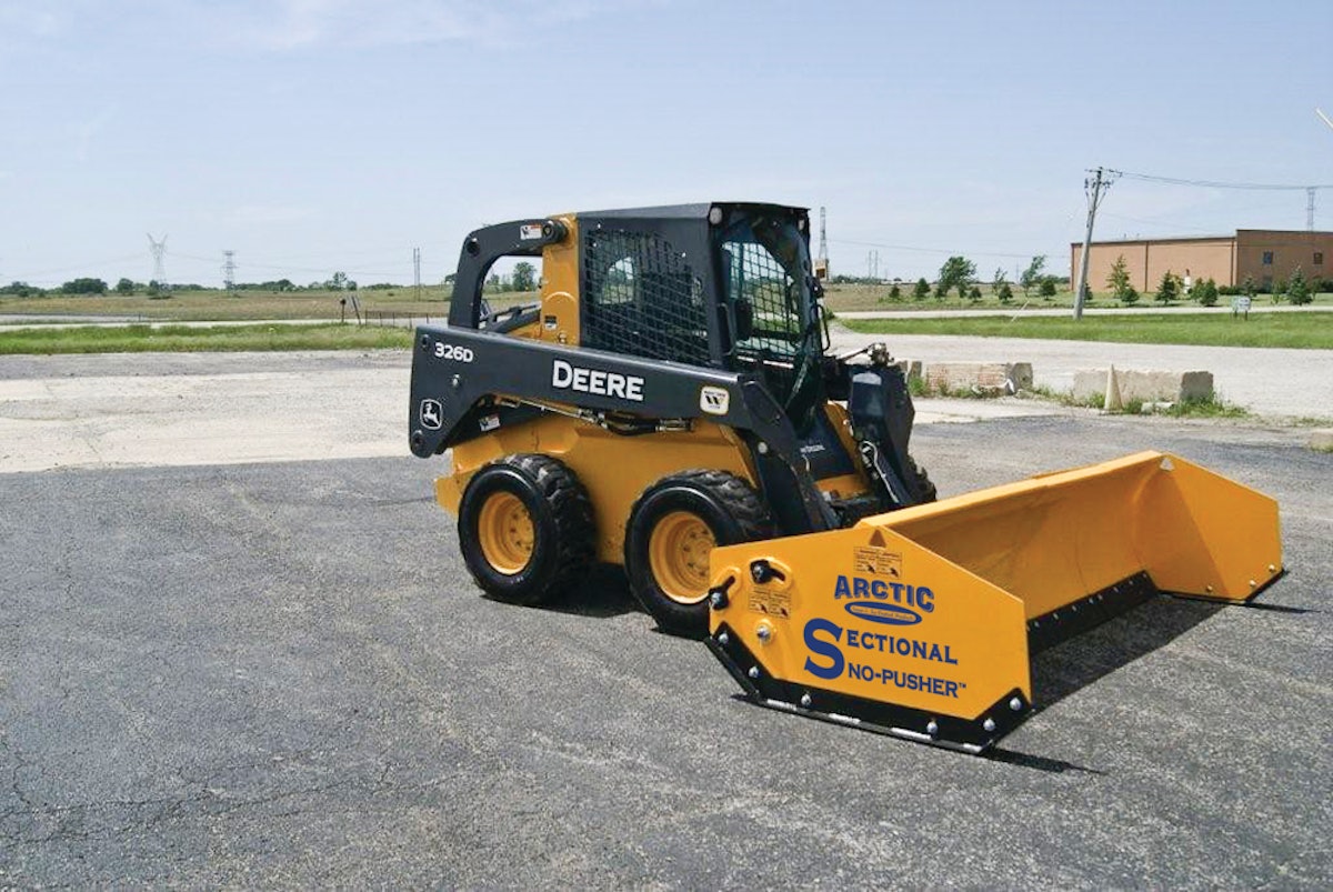 Sectional Sno-Pushers Ideal for Small Lots, Driveways and Sidewalks ...