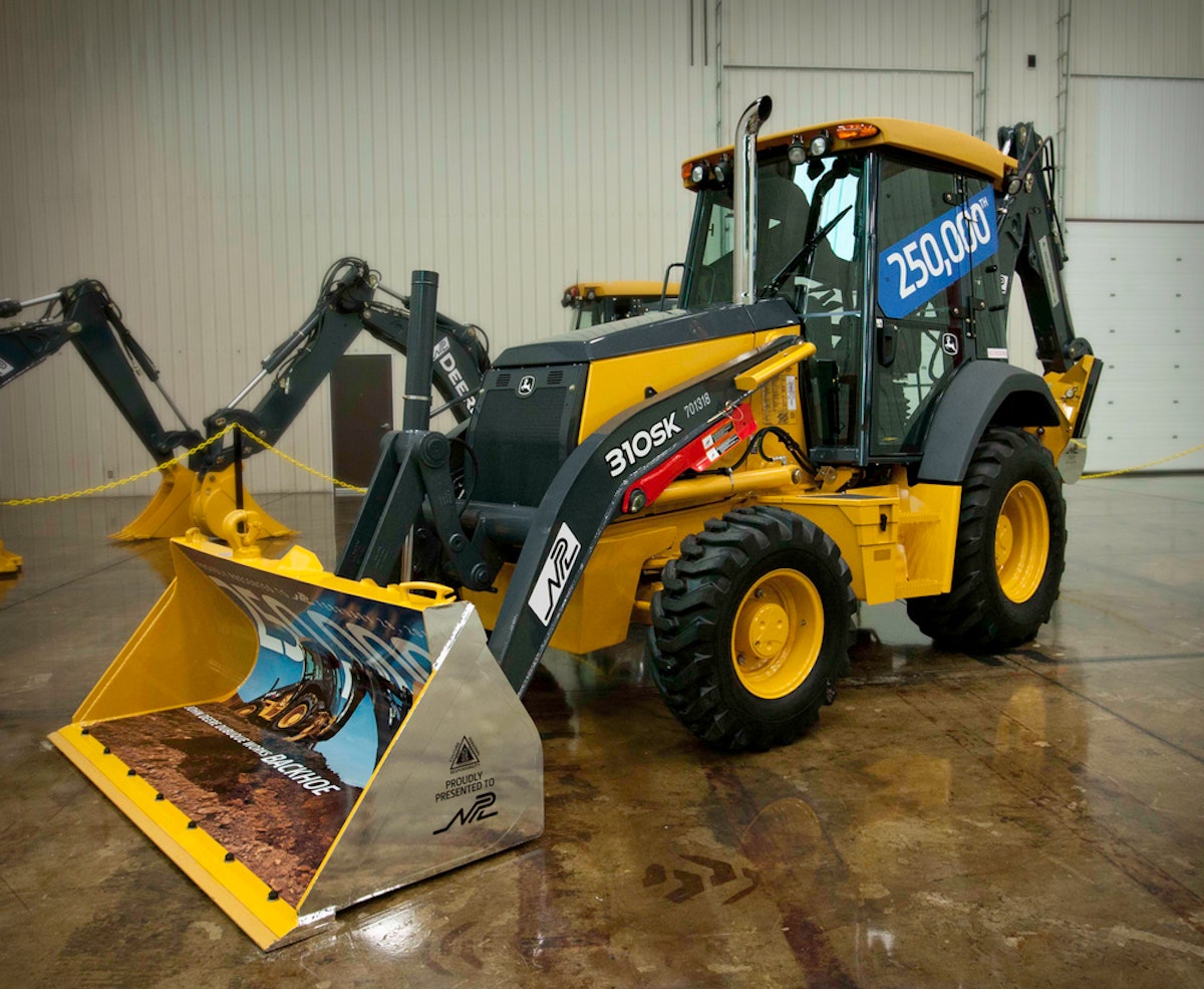 John Deere Produces 250,000th Backhoe | Green Industry Pros