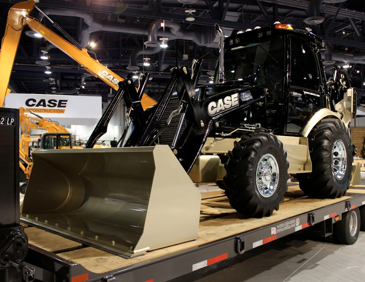 Case Unveils Ram Truck-Inspired Backhoe Loader | Green Industry Pros