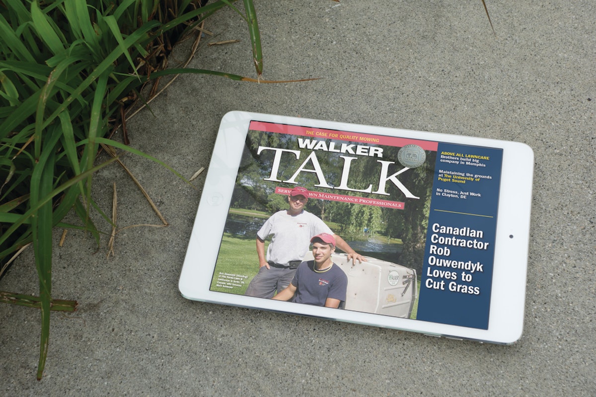 Walker Talk Tablet App - iPad and Android | Green Industry Pros