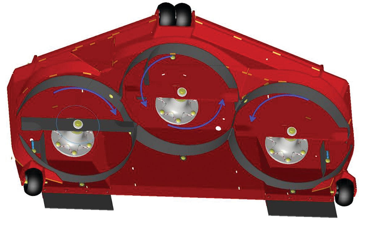 UltraCut Rear Discharge Deck for Lazer Z S-Series From: Exmark Mfg. Co ...