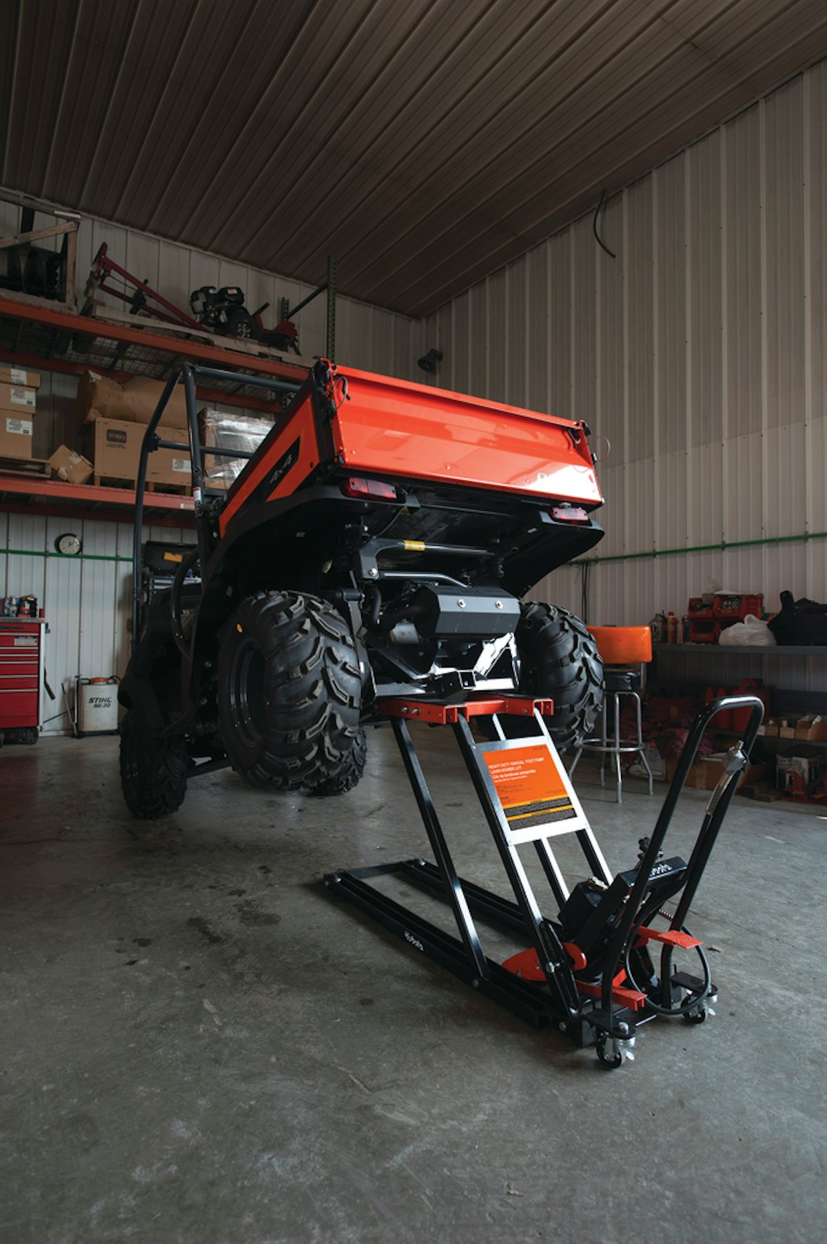 T-5750 Commercial-Grade Outdoor Power Equipment Lift From: Pro-Lift ...