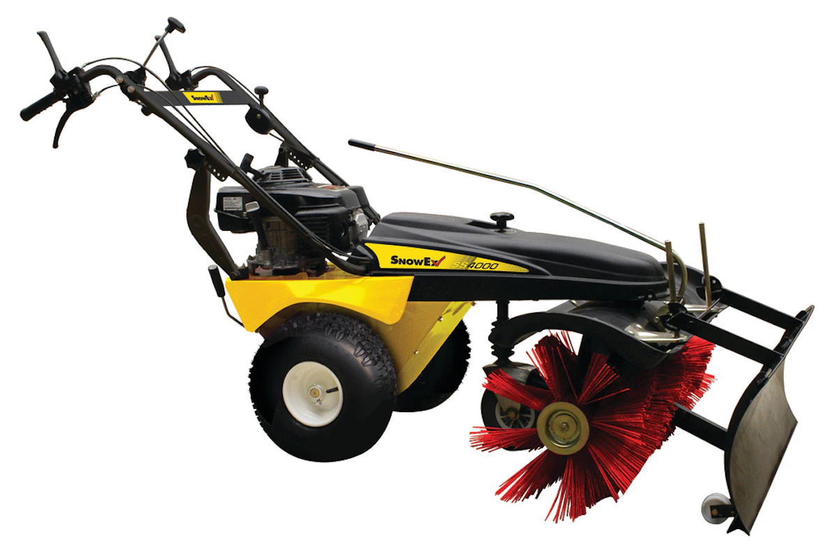 SnowEx SS-4000 Rotary Broom with Plow Attachment From: TrynEx ...