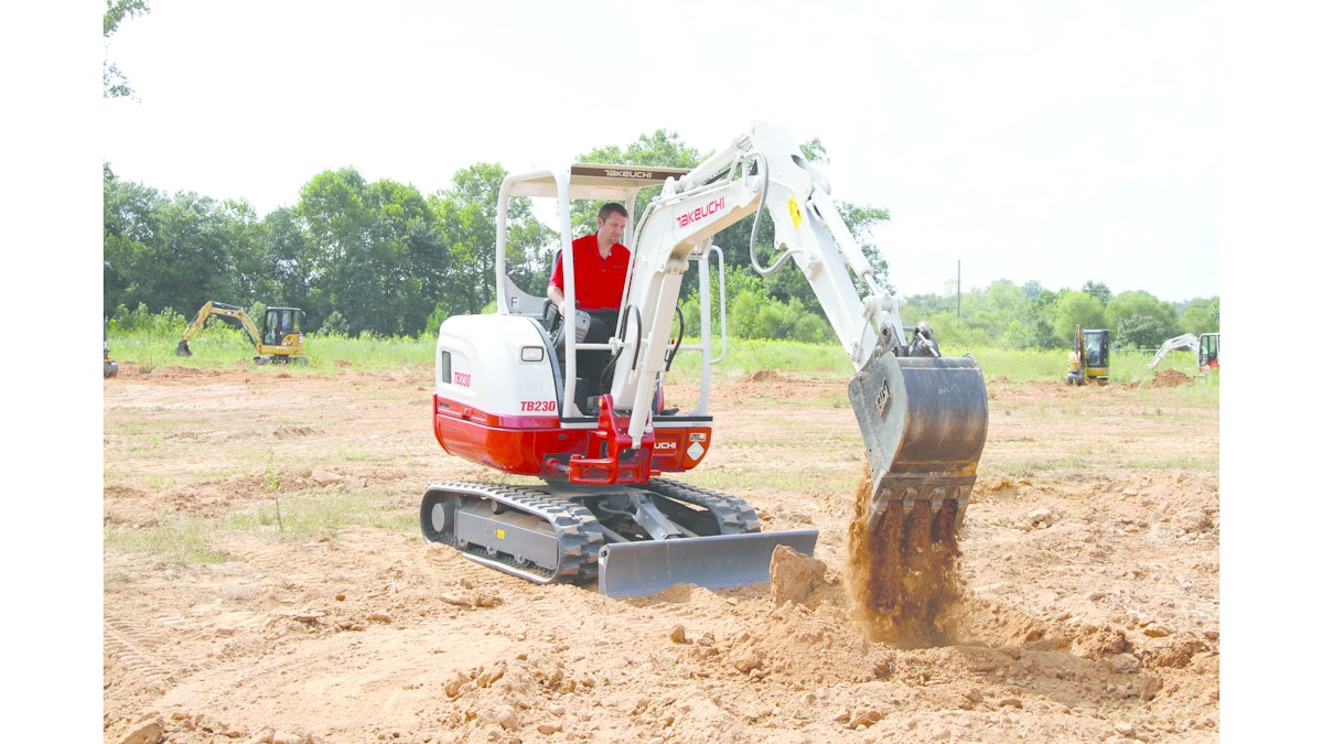 Takeuchi TB230 Excavator Features Tier 4 Final Engine, Improved ...