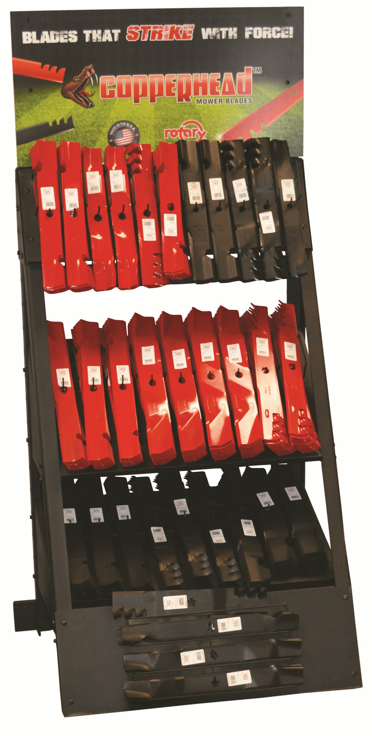 Rotary Develops New Dealership Display for Copperhead Blades From ...