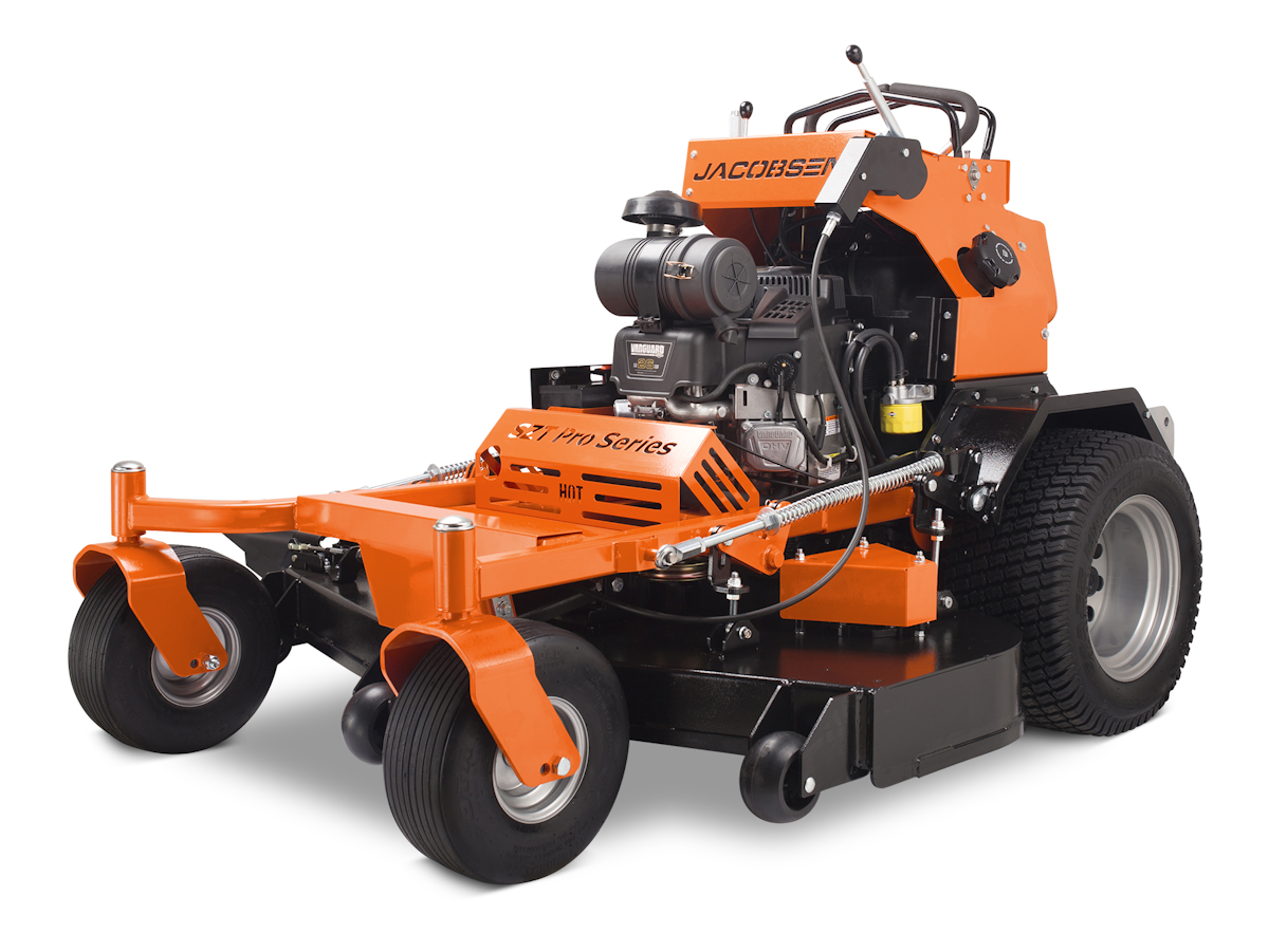 Jacobsen's Pro Series SZT Stand-on Mower From: Jacobsen Textron | Green ...