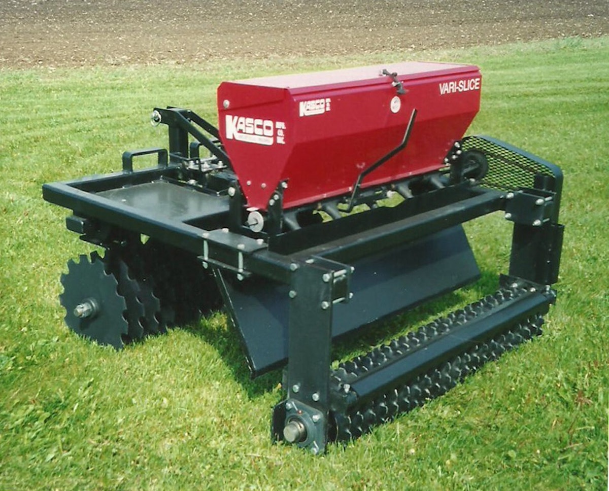 Kasco Manufacturing Vari-Slice Seeder From: Kasco Manufacturing | Green ...