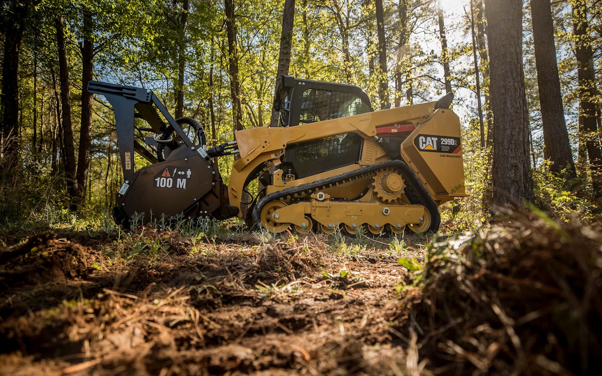 Cat 299D2 XHP Compact Track Loader designed for tough land-clearing ...