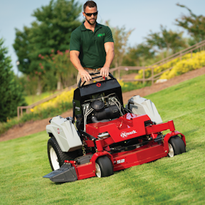 More Stand-on Stability, Traction and Maneuverability From: Exmark Mfg ...