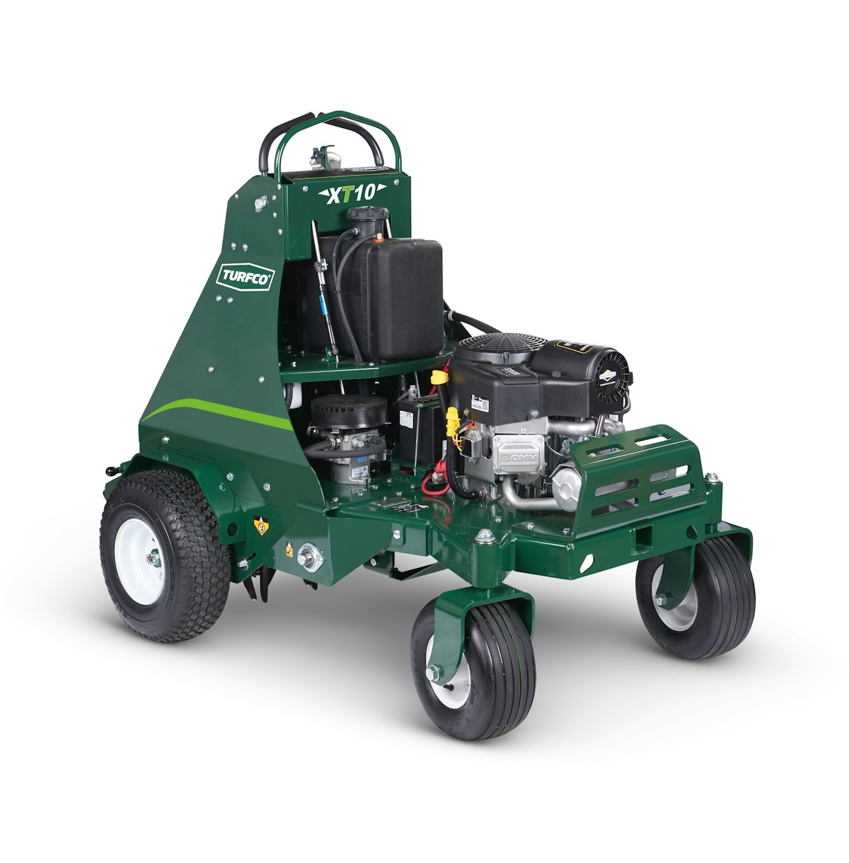 Turfco TurnAer XT10 Stand-on Aerator From: Turfco Manufacturing | Green ...