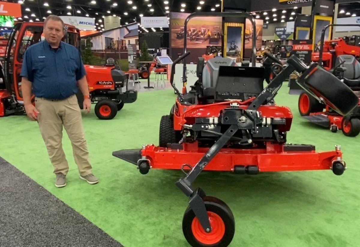 Kubota Tractor Corp. Displays New Mowers at Equip Expo | Green Industry ...