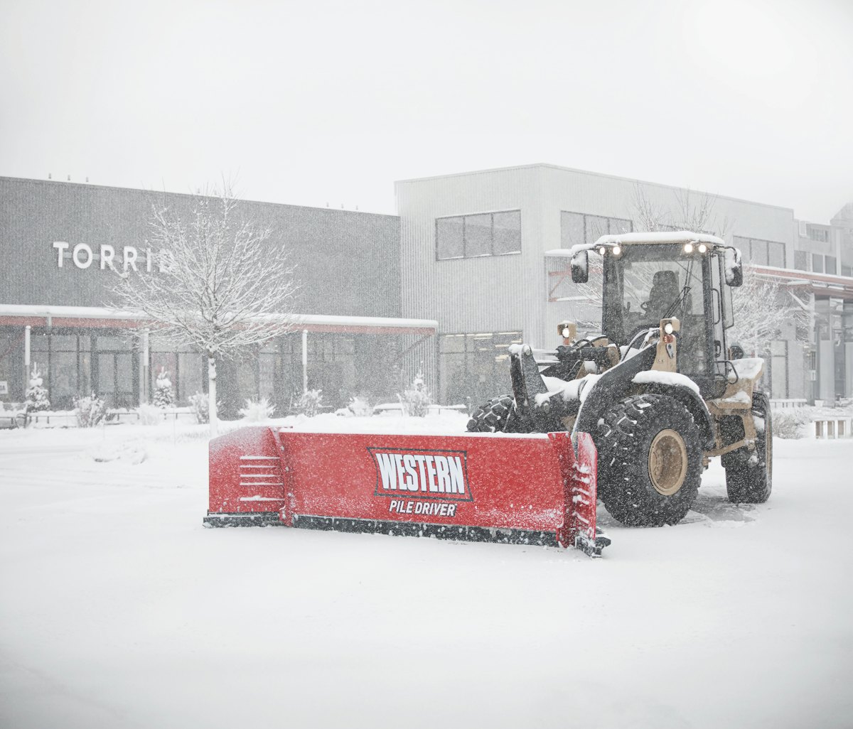 Western Products Rolls Out Pile Drive XL Pusher Plow From: Western ...