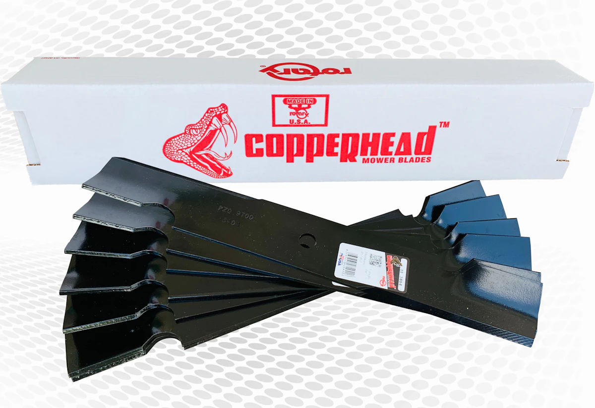Rotary Corp. Highlights Copperhead Mower Blades From: Rotary ...