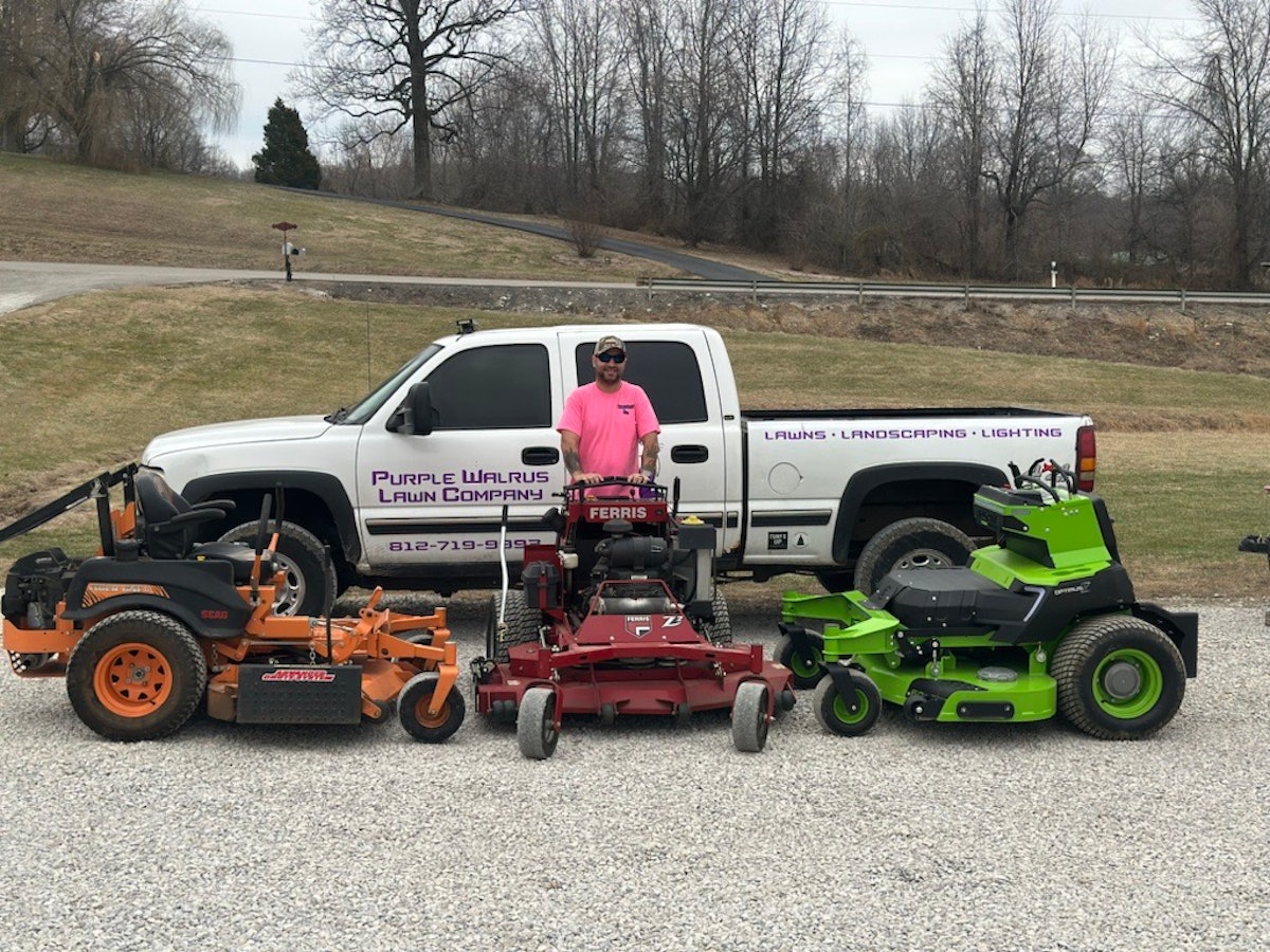 Contractor Profile: Aaron Walls, owner, Purple Walrus Lawn Co., Lewis ...